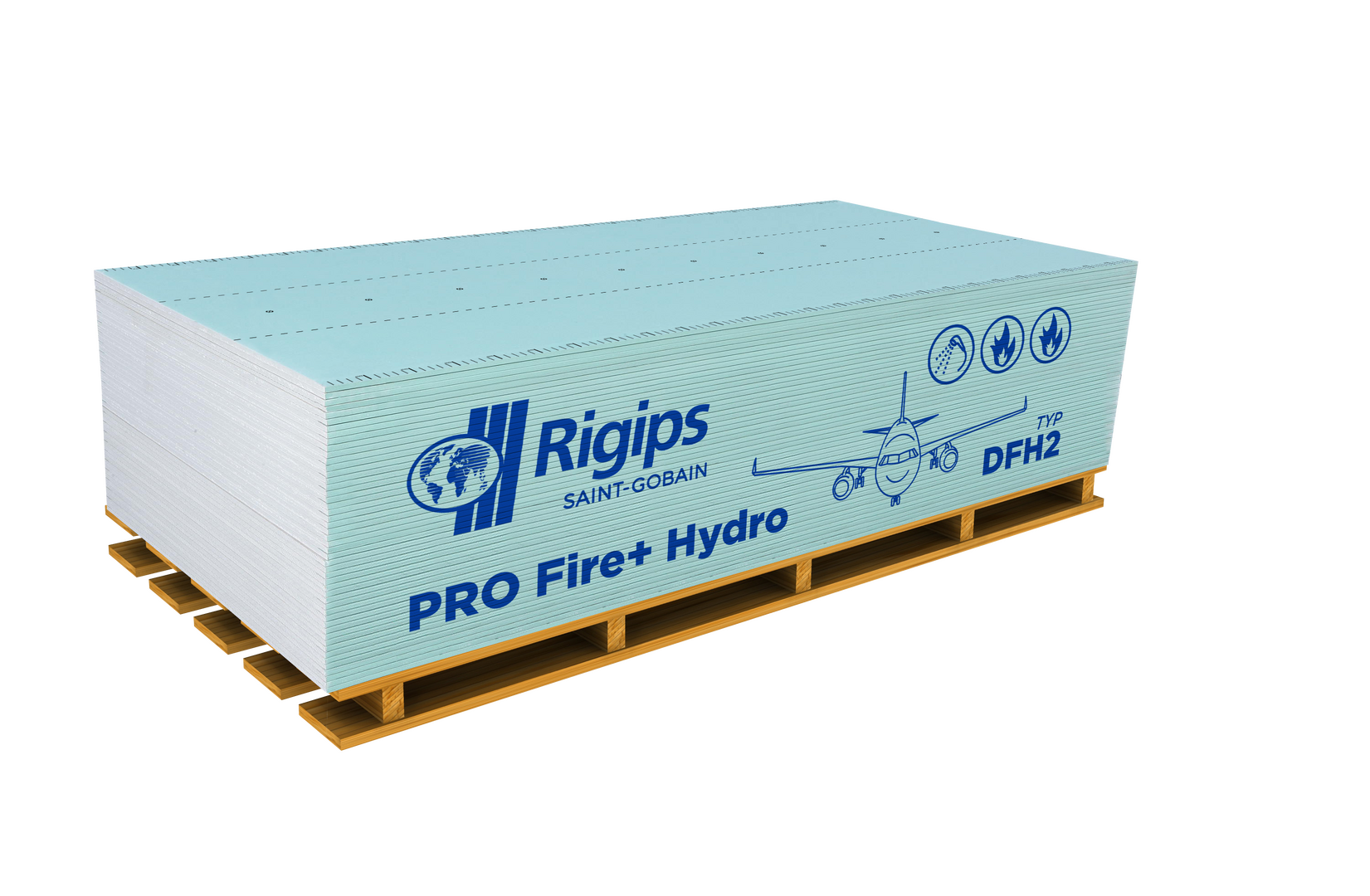 RIGIPS PRO Fire+ Hydro typ DFH2 1200x15 | Rigips