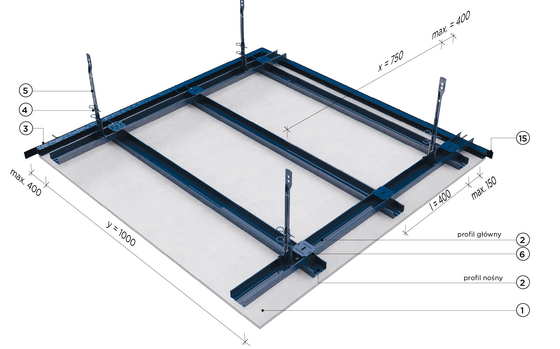 Sufity Podwieszane System Rigips 4 37 11